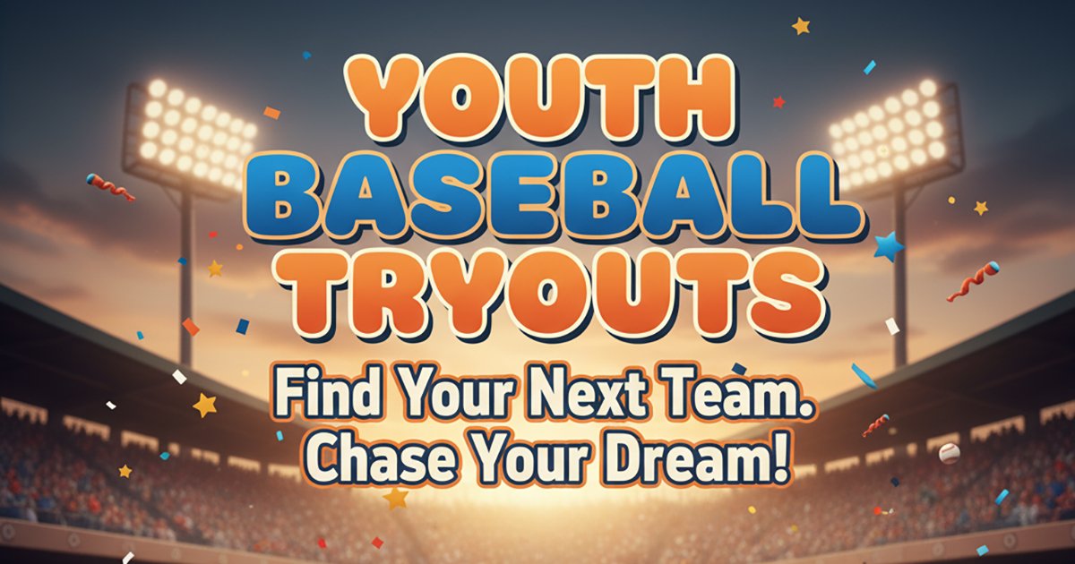 Youth Baseball Tryouts Near You Travel Select Usssa